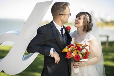 Victoria & Craig's "Orange You Glad We Fell in Love?" Real Wedding ...